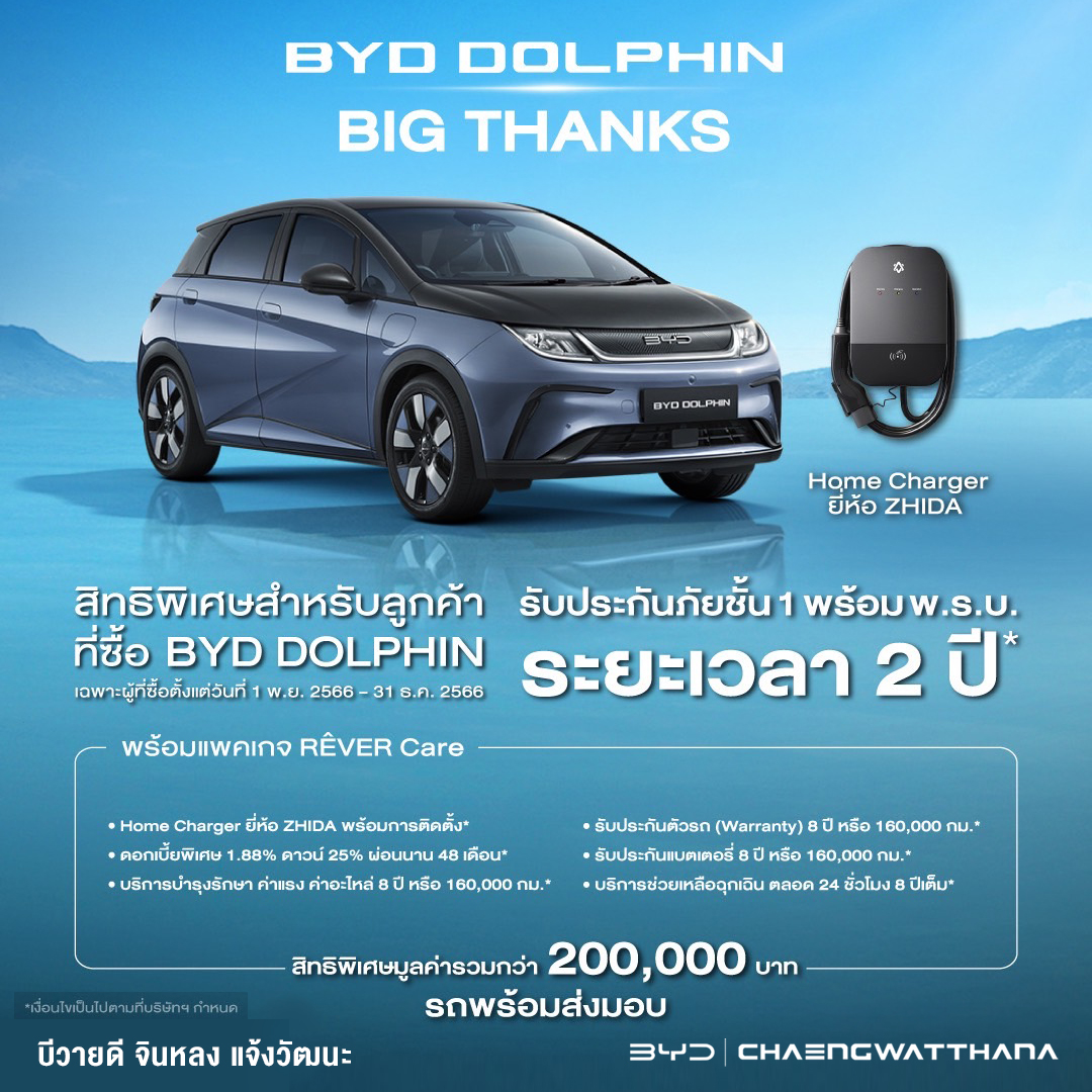 BYD DEAL - BYD ChaengWatthana BYD จินหลง แจ้งวัฒนะ โชว์รูมและศูนย์ ...